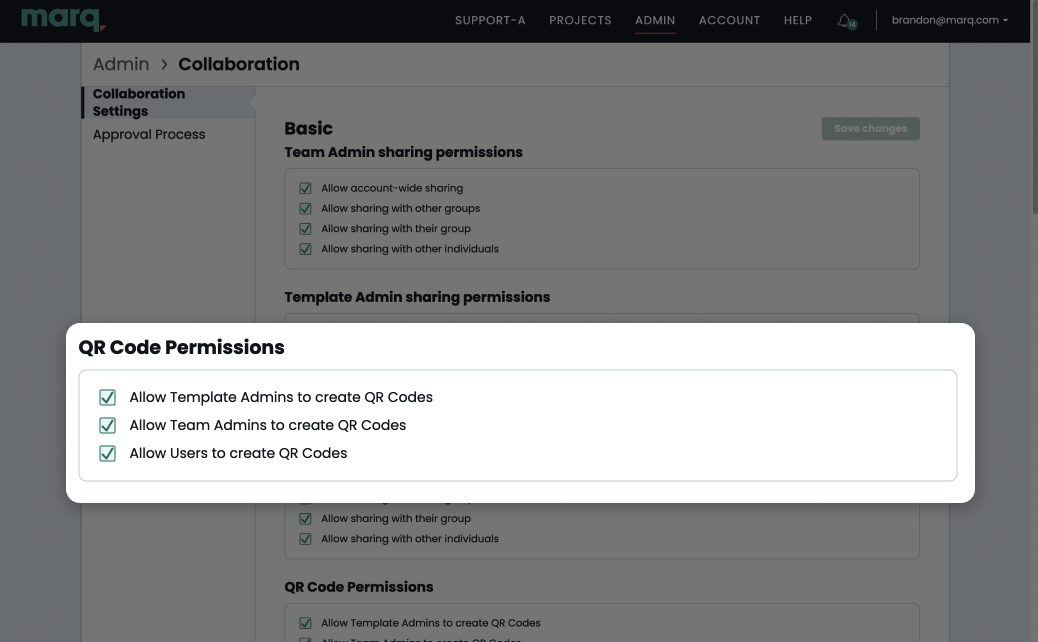 Create a QR code and add to designs